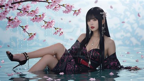 Japanese Female Model Ai Wallpaper By Yunasak On Deviantart