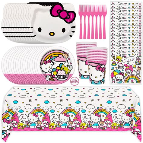 Hello Kitty Birthday Decorations And Party Supplies Hello Kitty Plates And Napkins