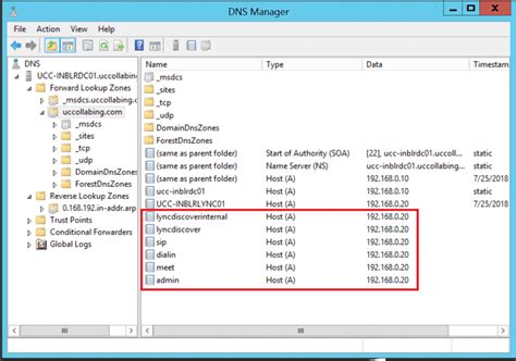 Installing Lync 2013 In Lab Configuring Dns Records