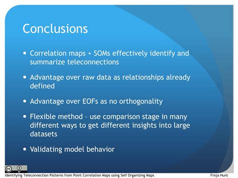 Ppt Identifying Teleconnection Patterns From Point Correlation Maps Using Self Organizing Maps