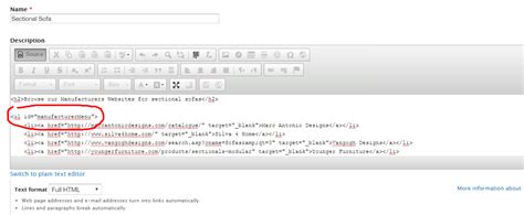 Solved Drupal Source Editor Using Full Html Is Not Saving Id Selector