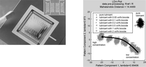 Kamina Gas Analytical Chip With Gradient Microarray Mounted In Its Download Scientific Diagram