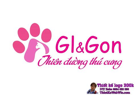 Thiết kế logo thú cưng GI&Gon, GIÁ RẺ 300K ĐẸP CHUYÊN NGHIỆP - WIO