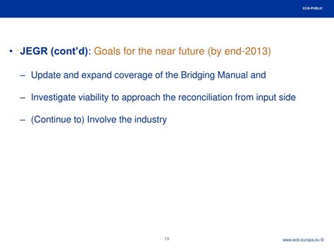 Ppt State Of The European Supervisory Framework At The Ecb Powerpoint Presentation Id3290651