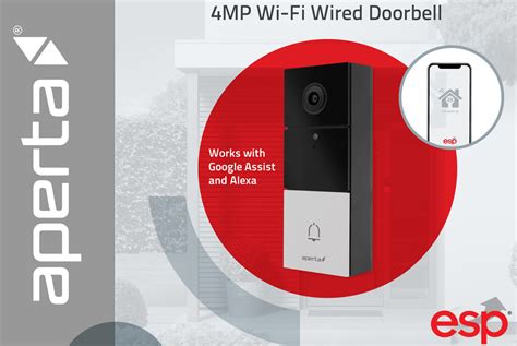 ESP Adds New 2K Wi Fi Doorbell To Access Control Range