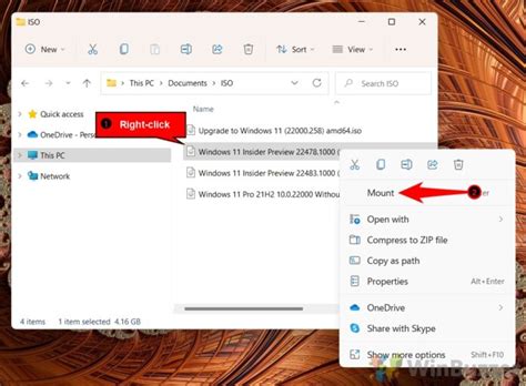 How To Mount Or Unmount Iso And Img Files In Windows 11 Winbuzzer