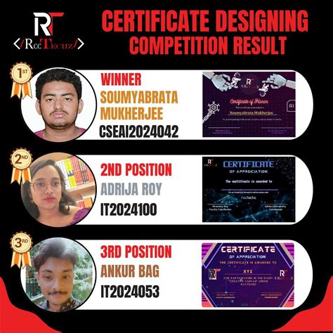 Rcctechz On Linkedin 🎉 Big Congratulations To The Winners Of