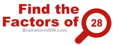 Find The Factors Of 28