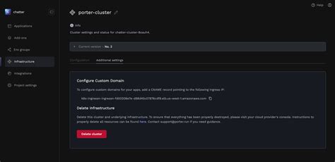 Provisioning On Aws Porter