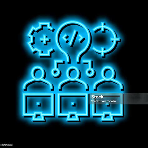 해커톤 핀테크 개발 네온 글로우 아이콘 일러스트 레이 션 0명에 대한 스톡 벡터 아트 및 기타 이미지 0명 Hackathon 개발 Istock