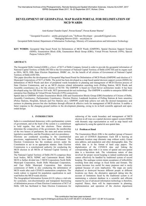 PDF DEVELOPMENT OF GEOSPATIAL MAP BASED PORTAL FOR DEVELOPMENT OF GEOSPATIAL MAP BASED