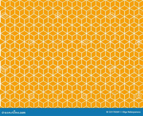 orange hexagonal patterns stock illustration illustration of design 33170269