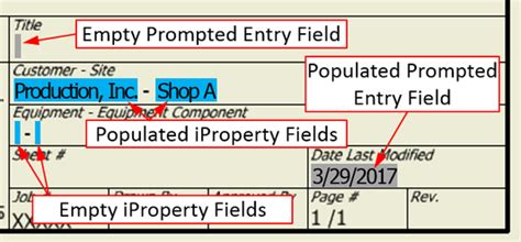 Edit Referenced Iproperties From Title Block Autodesk Community