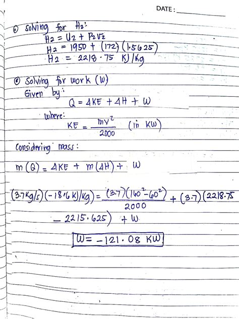 Solved Thermodynamics Solve For The Following Problems Calculate The