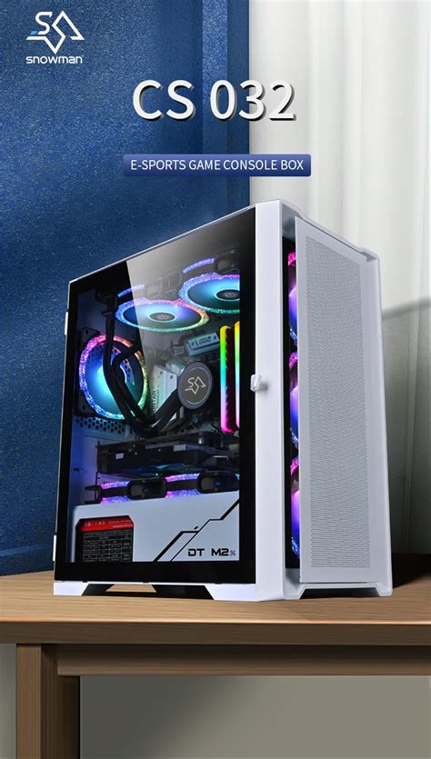 Snowman M Atx Gaming Case Mid Tower With Side Panel