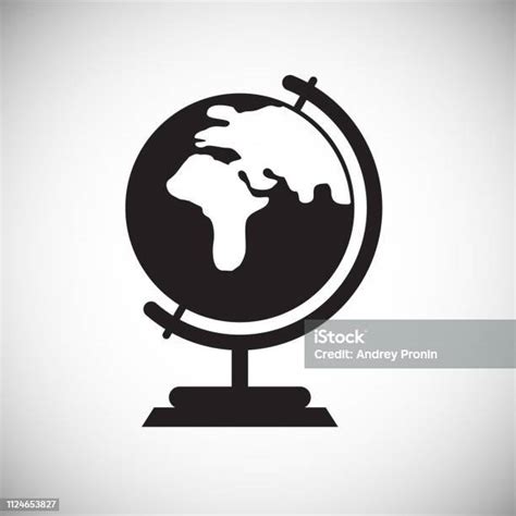 흰색 배경 그래픽 및 웹 디자인 현대 간단한 벡터 기호에 대 한 지리 아이콘 인터넷 개념입니다 웹사이트 디자인 웹 버튼 또는