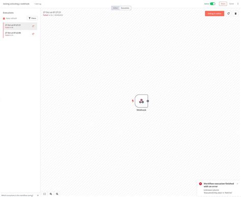 Cannot Activate Any Webhook In Production Questions N N Community