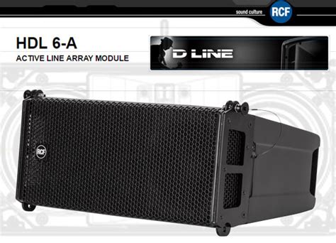 sound system line array aktif rcf hdl6 a paket sound system
