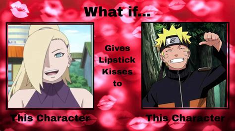 Ino Gives Lipistick Kisses To Naruto By Italianduck1 On Deviantart