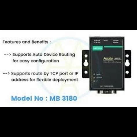 Moxa Mgate Mb At Rs Piece Modbus Gateway In Mumbai ID