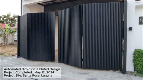 Modern Gate Design For Folding Gate Bifold Gate Automated Bifold