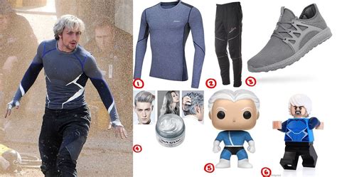 Dress Like The Avengers Quicksilver Costume For Cosplay And Halloween Dress Like The Avengers Quicksilver Costume For Cosplay And Halloween