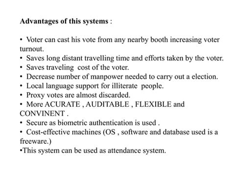 Computerised Voting System Pptx Operating Systems Computer Software And Applications Computerised Voting System Pptx Operating Systems Computer Software And Applications