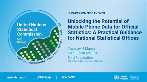 unlocking the potential of mobile phone data for official statistics a