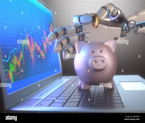 Image Concept Of Software Robot Trading System Used In The Stock
