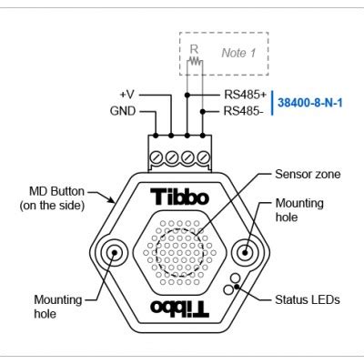 RS Modbus Temperature Sensor Electric Film