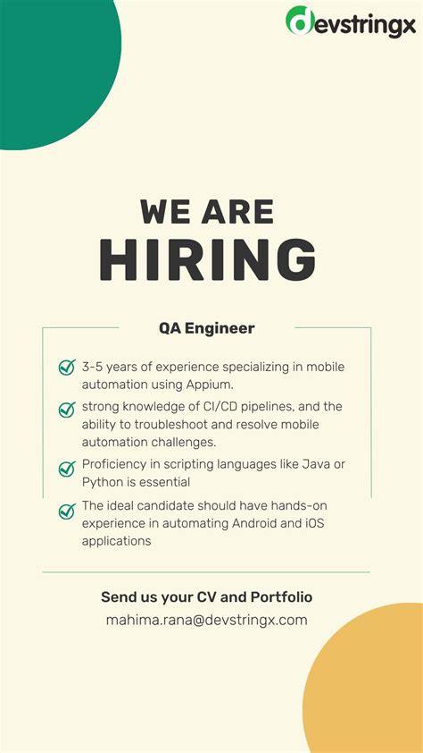 mahima rana on linkedin 🚨 hiring alert qa automation engineers 🚨 we