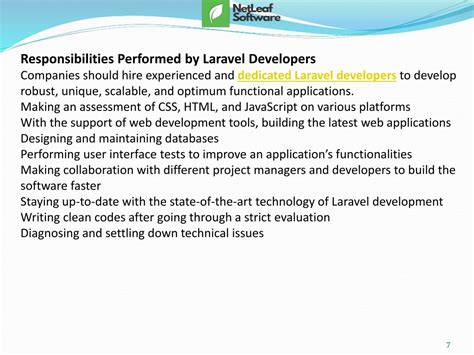 Ppt How To Build A Robust Web Presence With Laravel Development