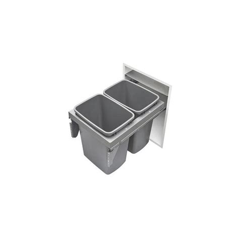 Rev A Shelf 53TM Polymer Double Recycle Center Pull Out Waste Container