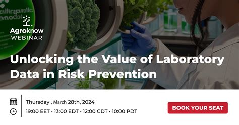 Webinar Unlocking The Value Of Laboratory Data In Risk Prevention
