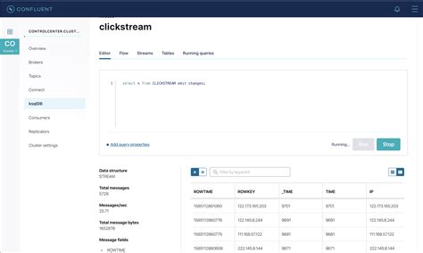 create clickstream data analysis pipeline using ksqldb in confluent