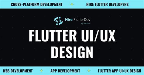 How To Design Successful Flutter Apps With Uiux Flutter Developers