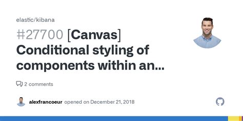 Canvas Conditional Styling Of Components Within An Element · Issue