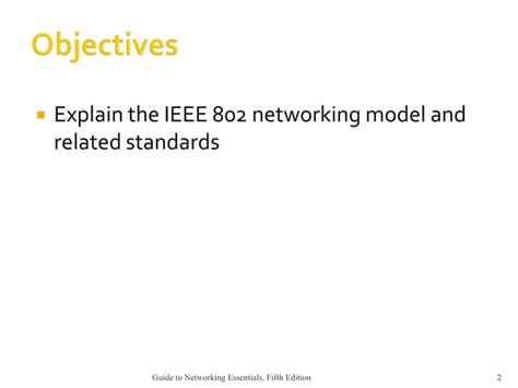 Ieee 802 Standards Pptx Computer Networking Computing
