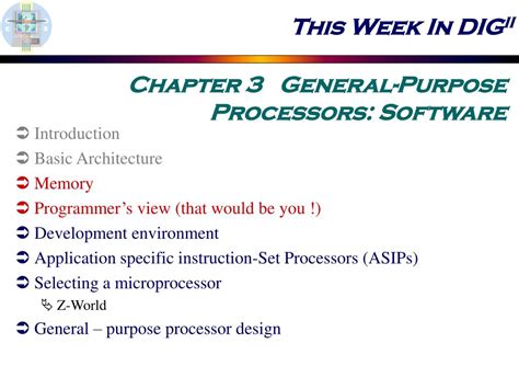 ppt digital ii microprocessors and embedded systems powerpoint