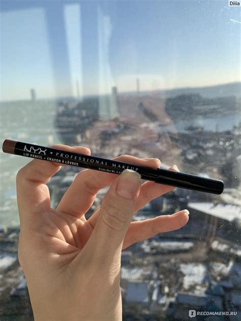 Карандаш для губ NYX Professional Makeup Slim lip pencil - «857 nude ...