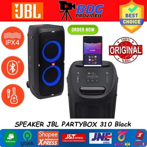Jual Promo Spesial Sale Speaker Jbl Partybox Black Resmi Jbl Party Box Speaker