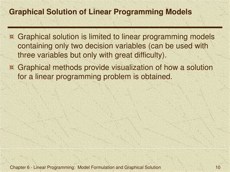 PPT Chapter Linear Programming Model Formulation And Graphical Solution PowerPoint