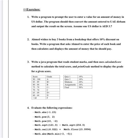 Solved Exercises 1 Write A Program To Prompt The User To
