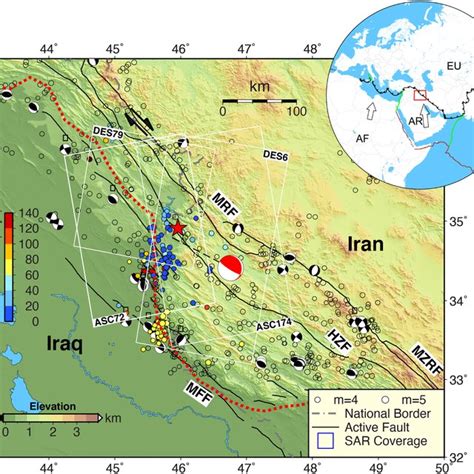 Probing Fault Frictional Properties During Afterslip Updip And Downdip Of The 2017 Mw 7 3 Sarpol
