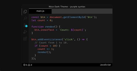 Nice Dark By Marcos Batisaldo Vs Code Themes