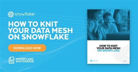 How To Knit Your Data Mesh On Snowflake Snowflake