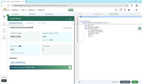 poovarasan palani on linkedin codingjourney gfg160 geekstreak2024