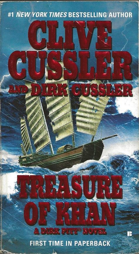 Clive Cussler Treasure Of Kahn A Dirk Pitt Novel Paperback Etsy
