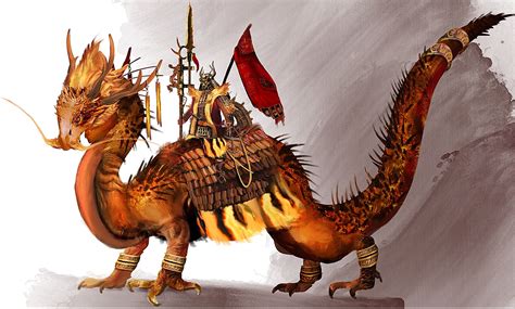 Artstation Dragon Warrior Concept