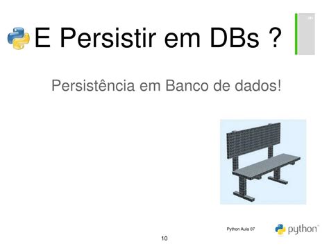 PPT Python Persistência de Dados PowerPoint Presentation free download ID